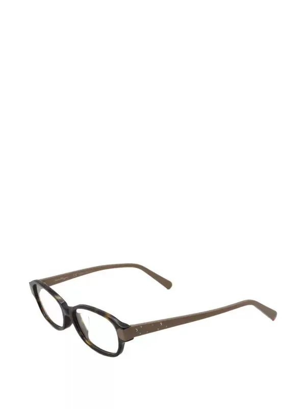 FERRAGAMO Tortoiseshell-effect Crystal-embellished Glasses