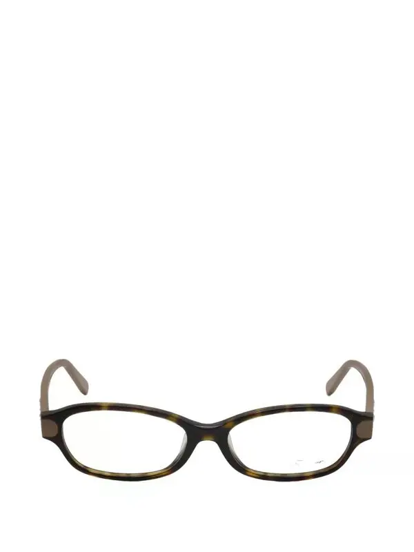 FERRAGAMO Tortoiseshell-effect Crystal-embellished Glasses - Brown