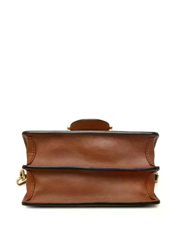 LOUIS VUITTON 2019 Taurillon Mini Dauphine Satchel