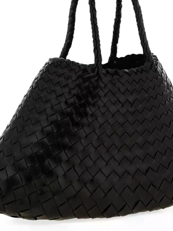 Dragon Diffusion Small Santa Croce Hand-woven Leather Tote Bag