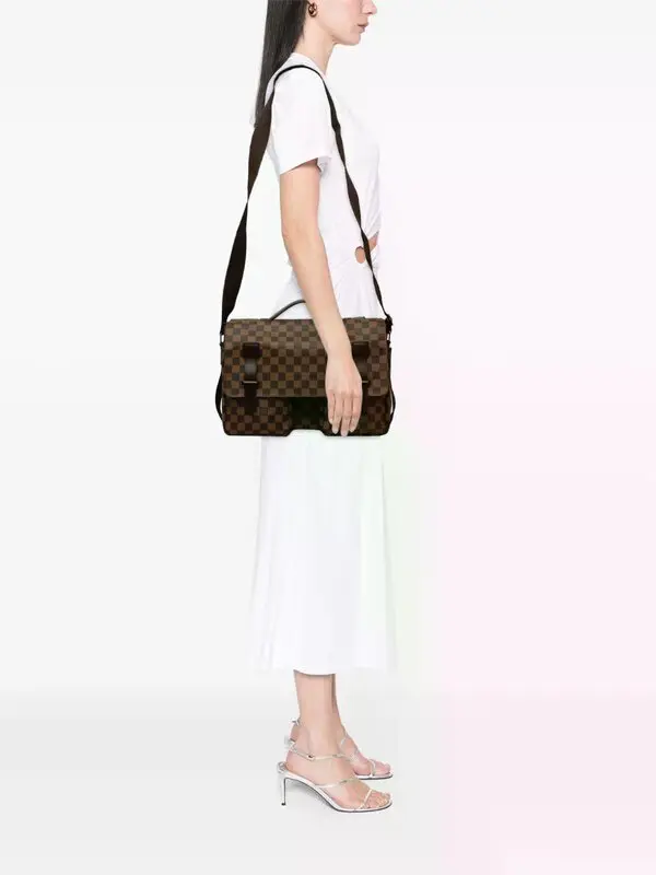 LOUIS VUITTON 2005 Damier Ebene Broadway Satchel
