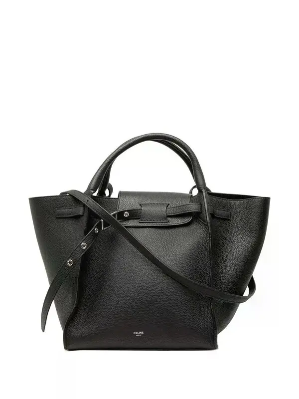 Celine 2010-2026 Small Supple Grained Calfskin Big Bag Satchel - Black