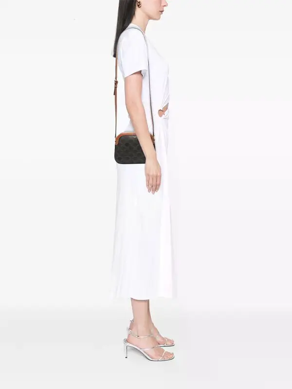 Celine 2020 Small Triomphe Coated Canvas Camera Bag Crossbody Bag