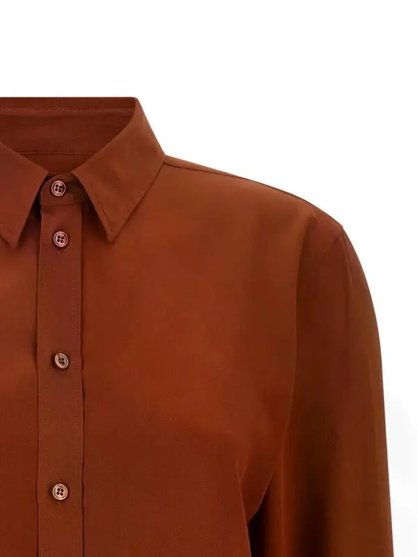 Saint Laurent Cassandre Silk Shirt