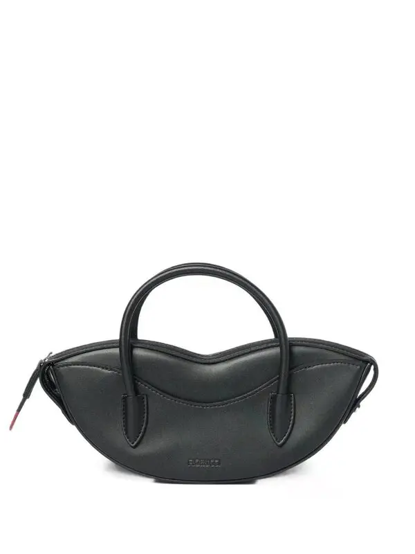 Fiorucci Mini Lips Zip-up Shoulder Bag - Black