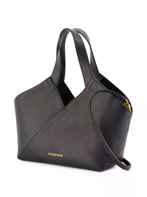 BY MALENE BIRGER Lulle Grained Leather Tote Bag