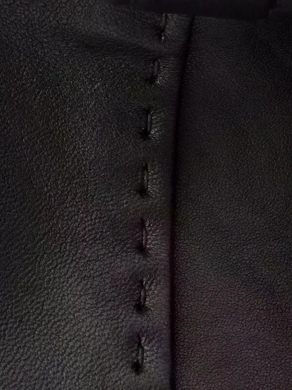 Prada Buckle Antiqued Nappa Leather Bag