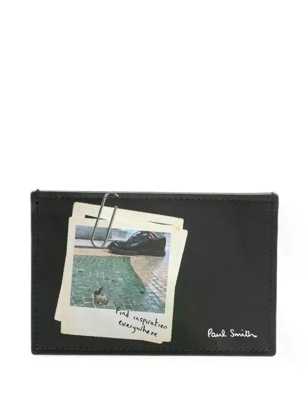 Paul Smith Photo-print Leather Cardholder
