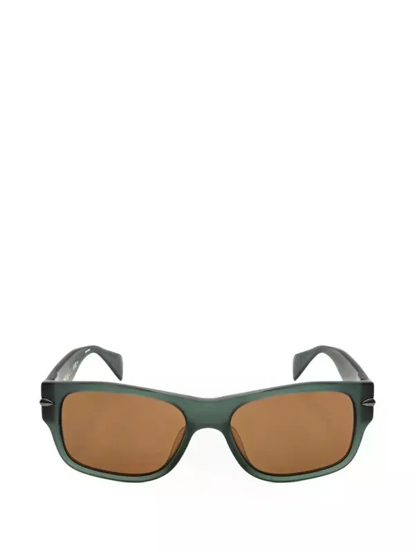 Rag & Bone Rectangle-frame Sunglasses - Green