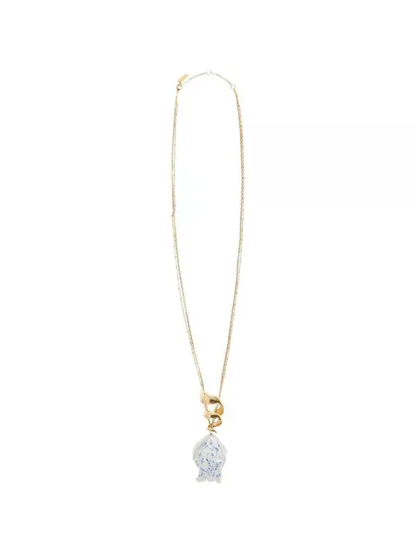Chloé Bloomcraft Floral-pendant Necklace - Gold