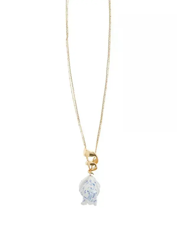 Chloé Bloomcraft Floral-pendant Necklace - Gold