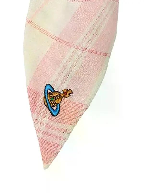 VIVIENNE WESTWOOD Large Check-pattern Orb-patch Scrunchie