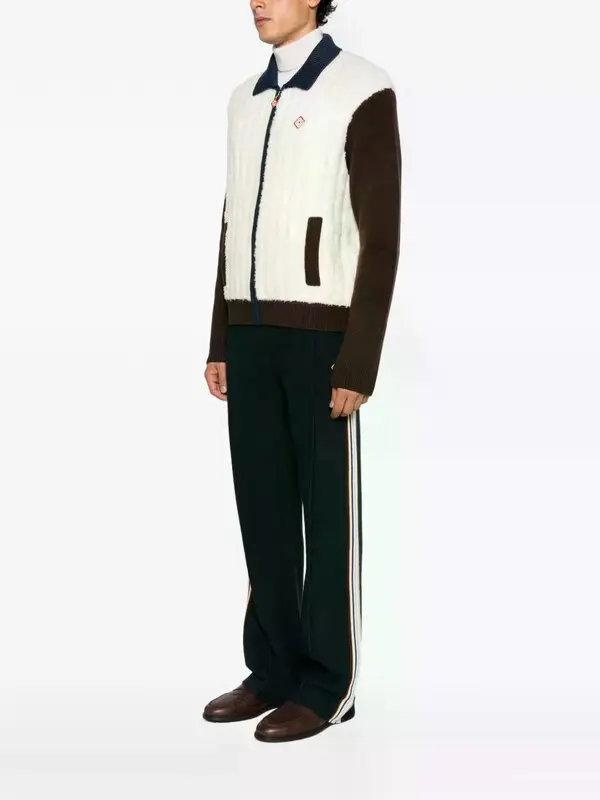Casablanca Logo-patch Zip-up Jacket