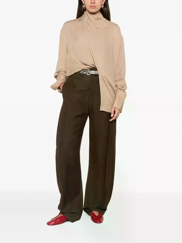 RAME Draped Button-fastening Shirt