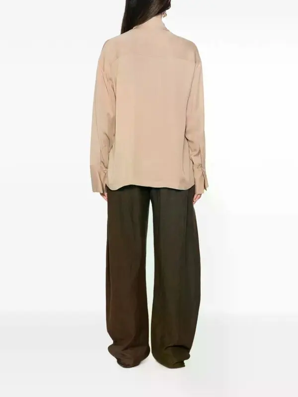 RAME Draped Button-fastening Shirt