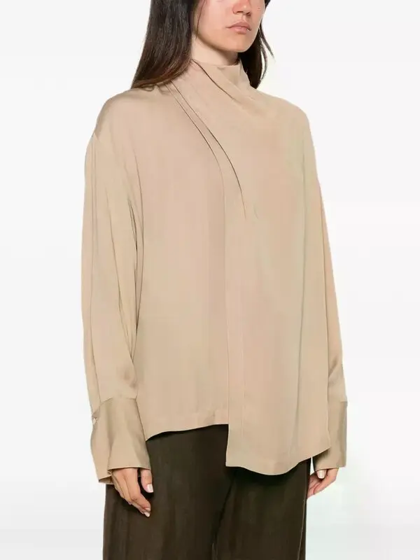 RAME Draped Button-fastening Shirt