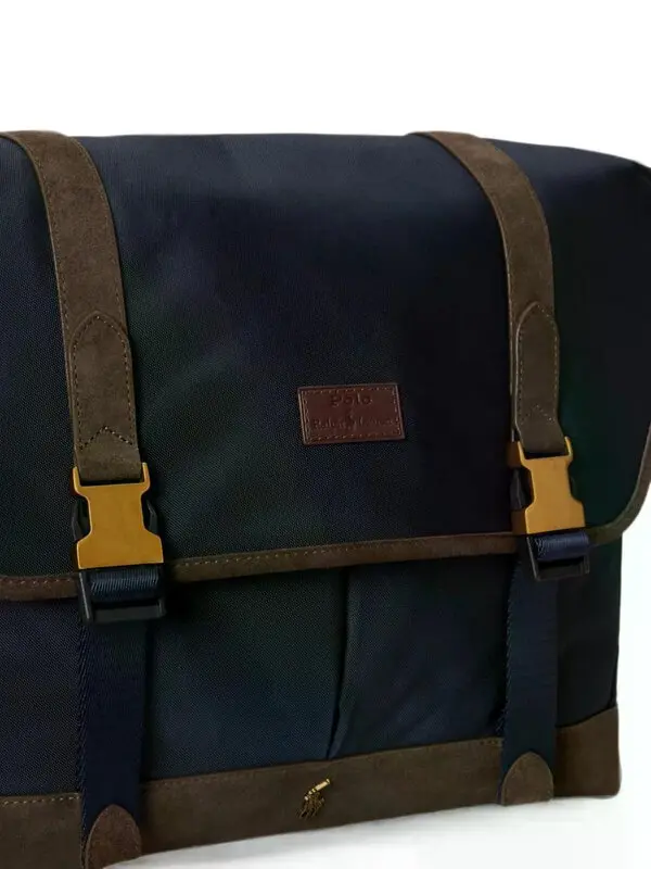 Polo Ralph Lauren Logo-patch Buckle-fastening Messenger Bag
