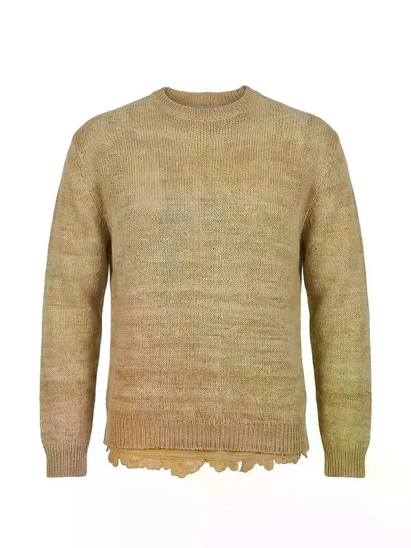 Valentino Garavani Floral-lace Layered Sweater