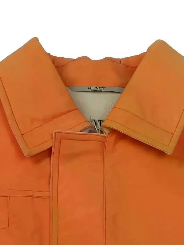 Valentino Garavani Concealed-fastening Pocket-detail Coat