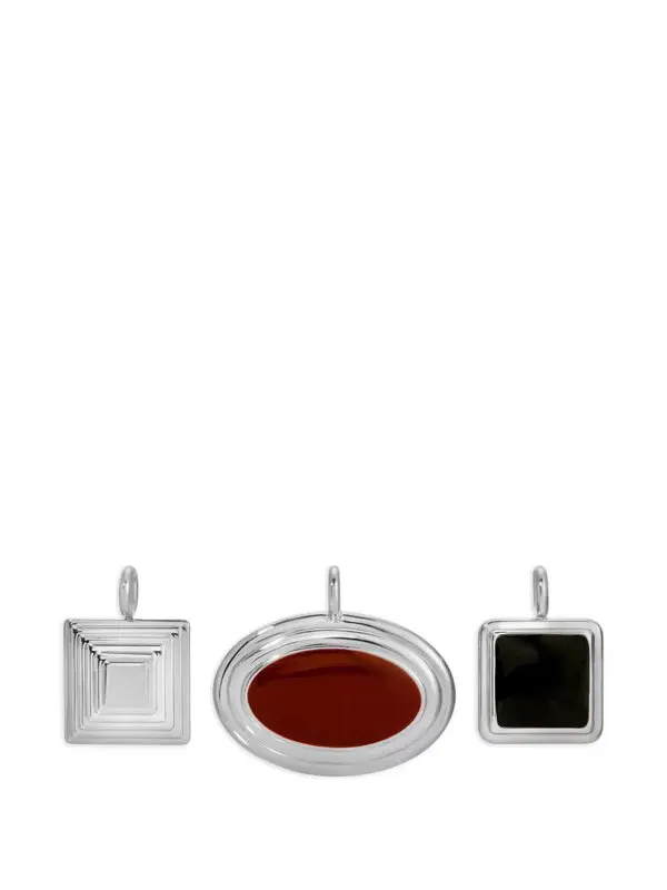 HEAVEN MAYHEM Solene Choker And Charm Set - Silver
