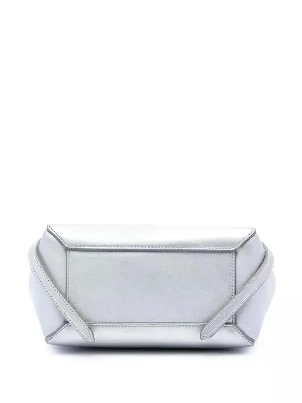 Celine 2018 Nano Laminated Calfskin Belt Bag Satchel