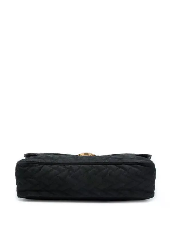 Prada 2010-2026 Impuntu Tessuto Chain Flap Shoulder Bag