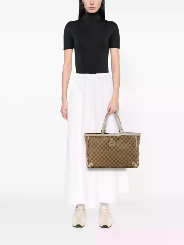 Gucci 2000-2015 Gg Canvas Abbey D Ring Tote Bag
