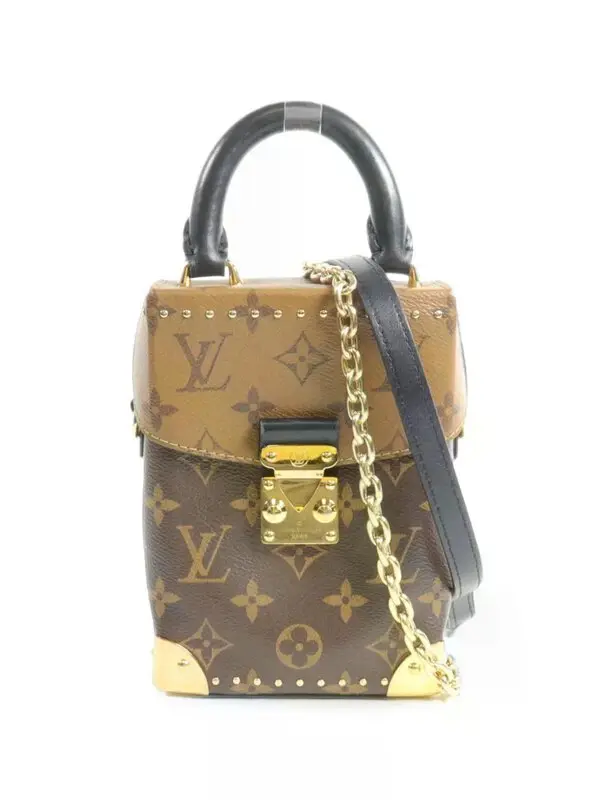 LOUIS VUITTON Monogram Reverse Camera Box Shoulder Bag