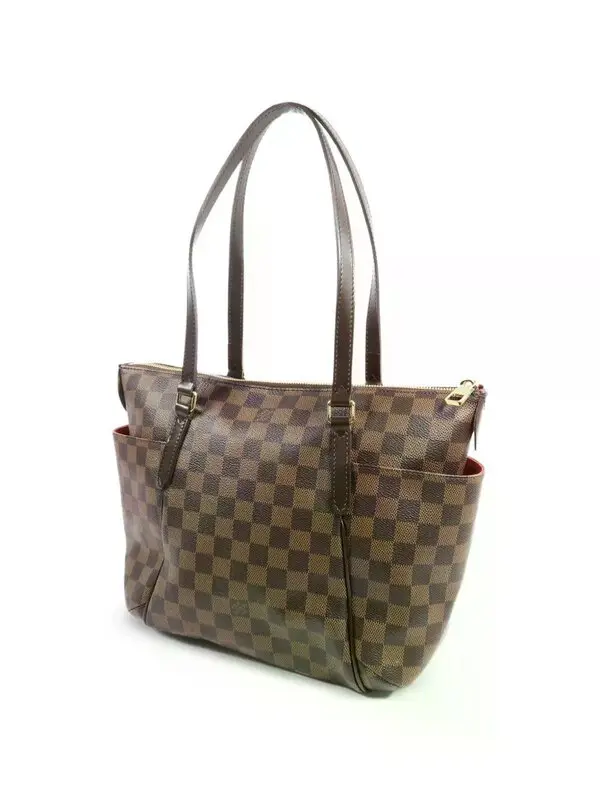 LOUIS VUITTON Pm Damier Totally Shoulder Bag - Brown