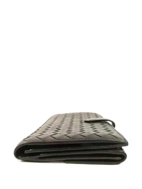 Bottega Veneta Intrecciato Lambskin Wallet