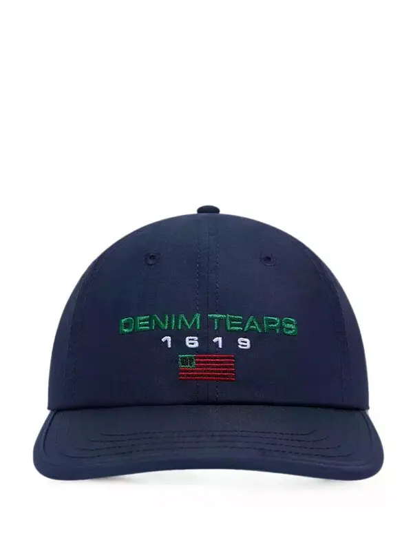 DENIM TEARS Logo-embroidered Baseball Cap