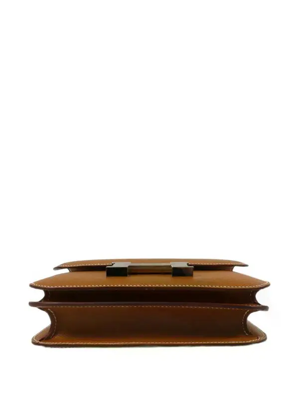 Hermès 2021 Mini Constance Epsom Cross Body Bag - Brown