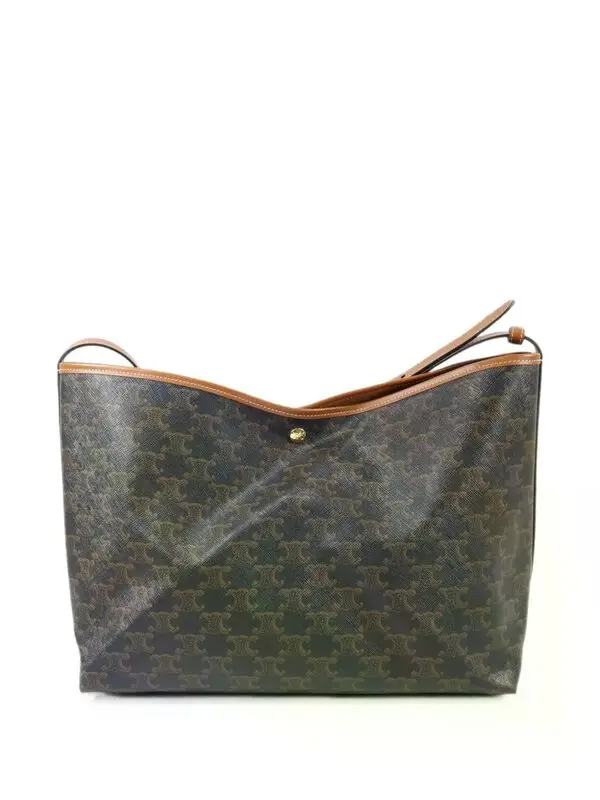 Celine Triomphe Macadam Shoulder Bag