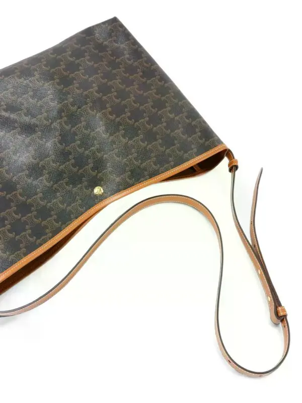 Celine Triomphe Macadam Shoulder Bag