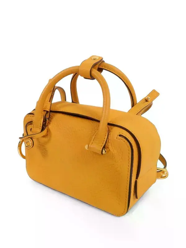 Delvaux Cool Box Nano Mini Leather Tote Bag