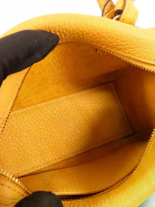 Delvaux Cool Box Nano Mini Leather Tote Bag