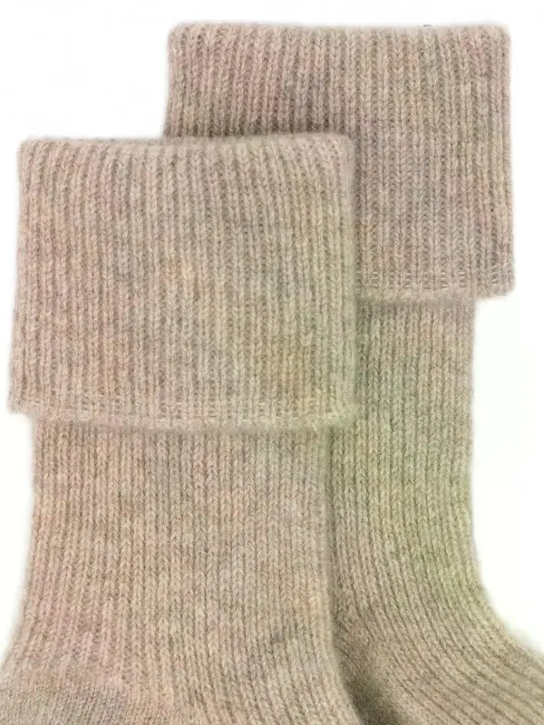 N.peal Ribbed-knit Socks
