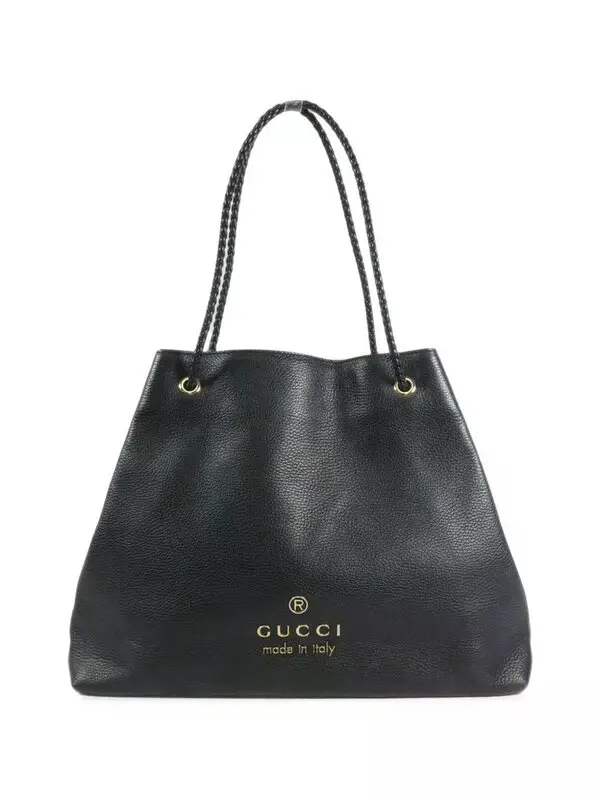 Gucci Gifford Grained-leather Shoulder Tote Bag - Black