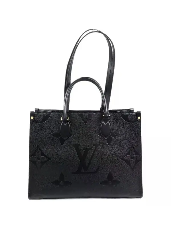 LOUIS VUITTON Mm On The Go Tote Bag - Black