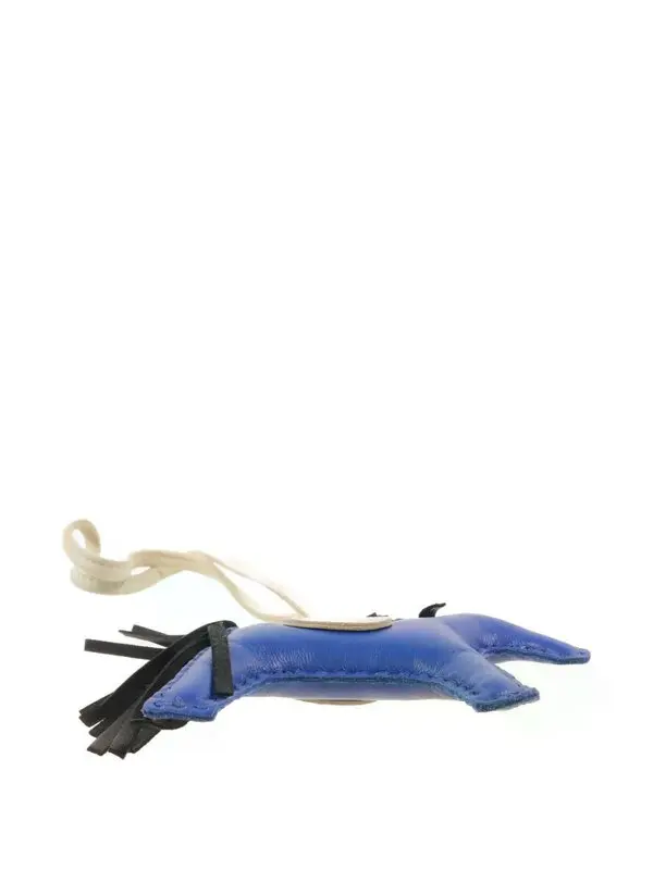 Hermès Pm Rodeo Bag Charm - Blue