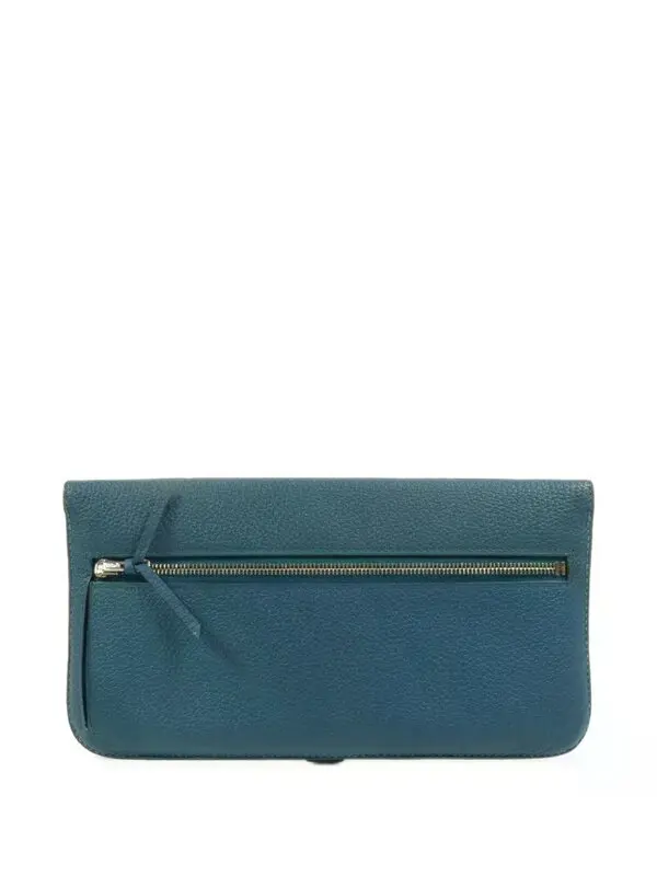 Hermès Mm Dogon Long Wallet - Blue