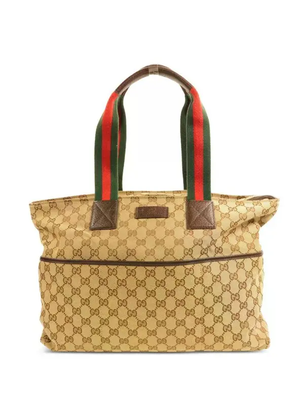 Gucci Gg Supreme Web Tote Bag