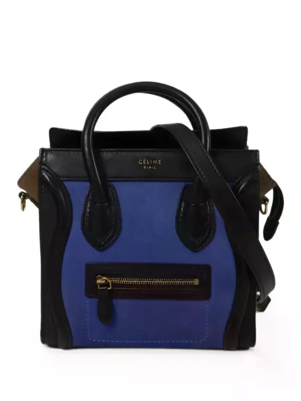 Celine Nano Luggage Tote Bag - Black