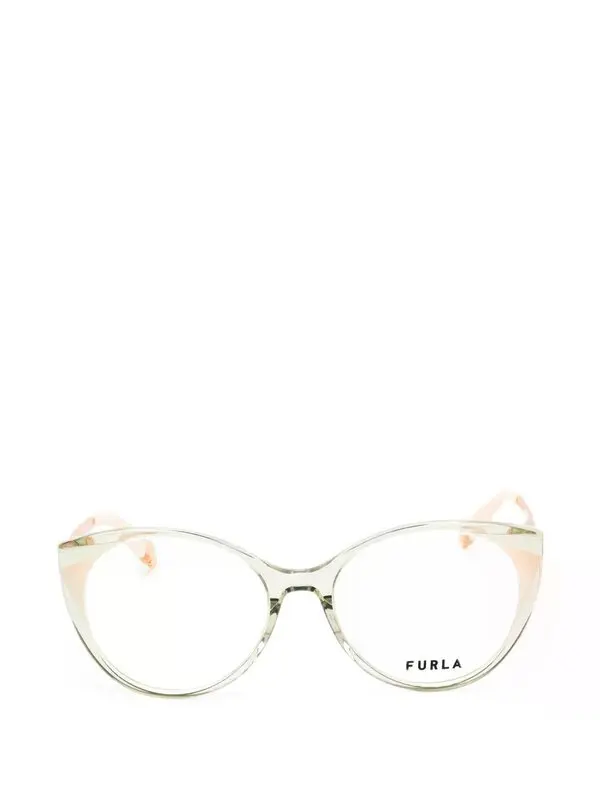 Furla Round-frame Glasses - Neutrals