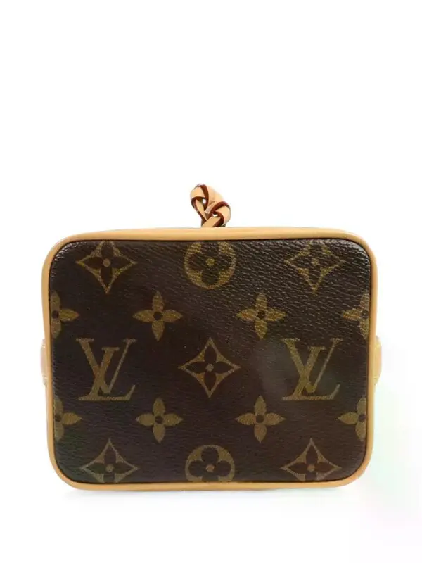 LOUIS VUITTON Nano Noe Monogram Canvas Tote Bag