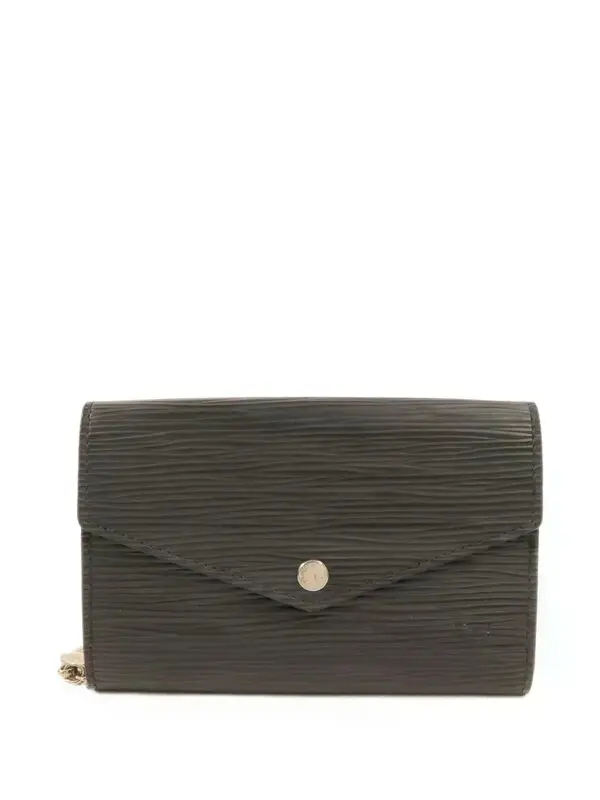 LOUIS VUITTON Epi Clefs Rabat Key Pouch - Black