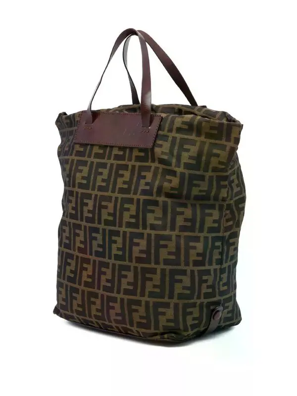 Fendi 2000-2010 Zucca Canvas Tote Bag