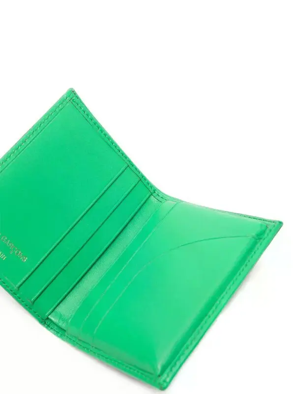 Comme Des Garçons Leather Wallet - Green