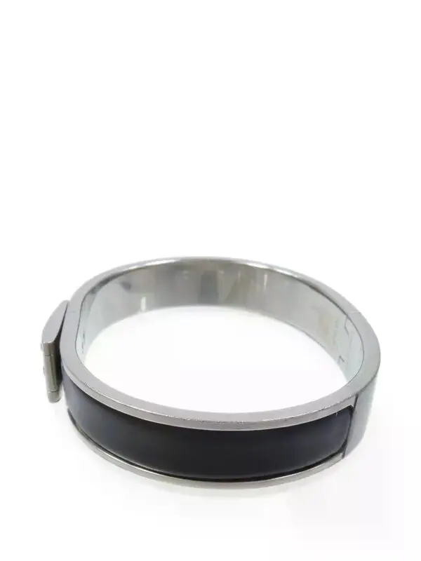 Hermès Jet Enamel Bracelet - Silver