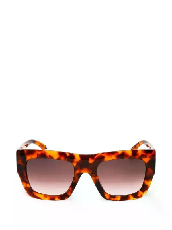 Missoni Geometric-frame Sunglasses - Brown